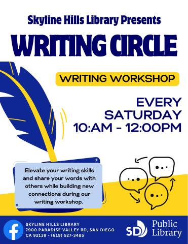 Writing Workshops Cultivating JOY | San Diego Public Library